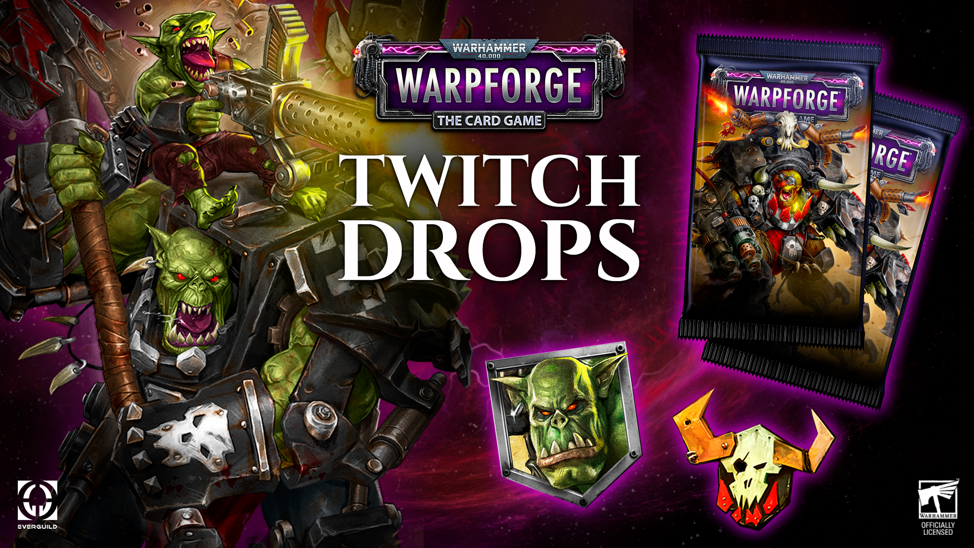 Get stompy with new orky Twitch Drops - Warpforge
