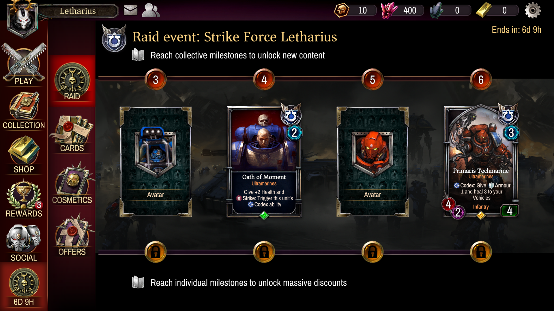 Make the engines roar! Chaplain Letharius brings a new Raid and ...